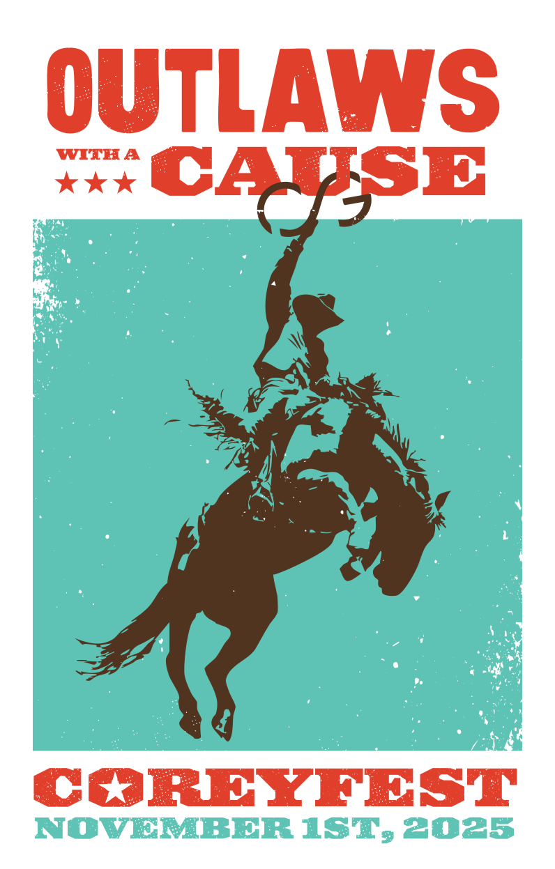 CoreyFest 2025 Outlaws Poster – Corey C. Griffin Foundation